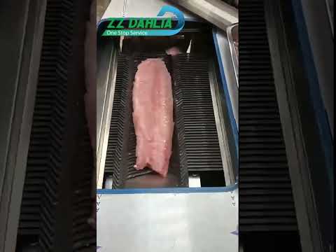 Automatic fish fillet cutting slicing machine catfish slice cutting machine / basa fish slicer