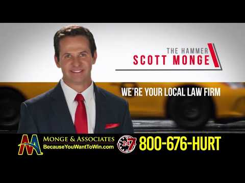 Injured? Monge & Associates. We are High Powered Local Lawyers.