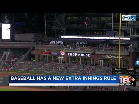 Baseball has a new extra innings rule