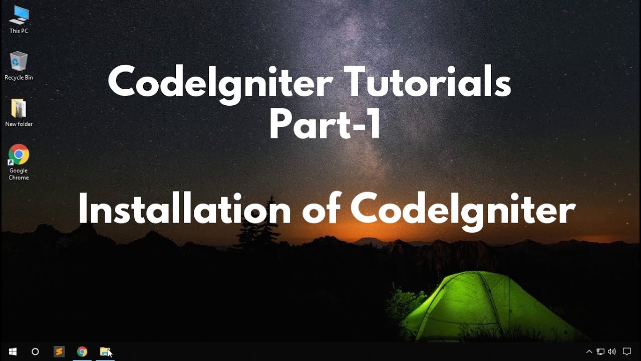 CodeIgniter Tutorial | How to download and install CodeIgniter #codeigniter #webdeveloperguide