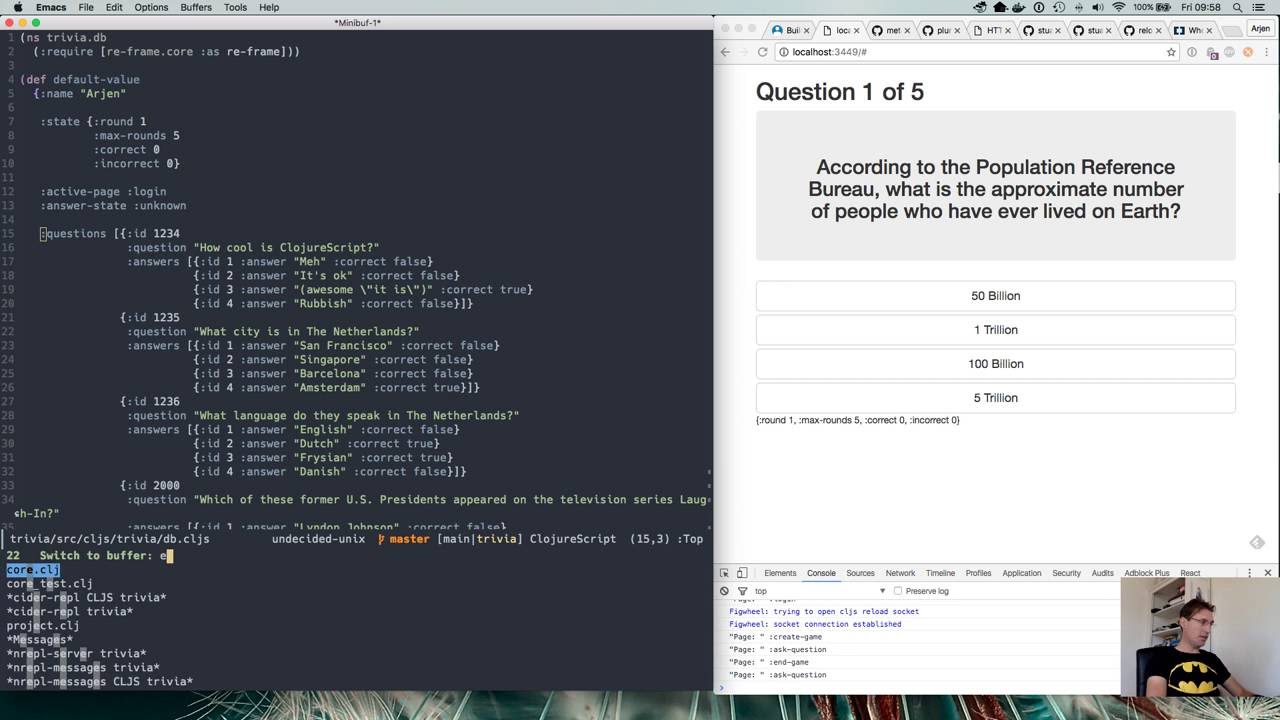 Live Coding #004: Trivia Game backend service