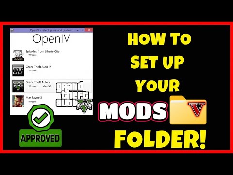 How To Make A MODS Folder For GTA 5 (OpenIV!) 👍