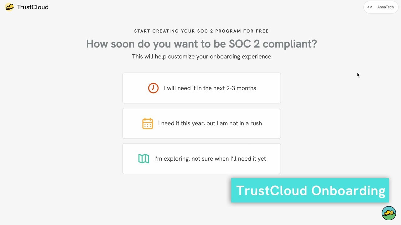 Getting started with TrustCloud (Onboarding)