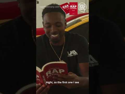 Meaning of "Drip" with NateGotKeys | Rap Dictionary Book