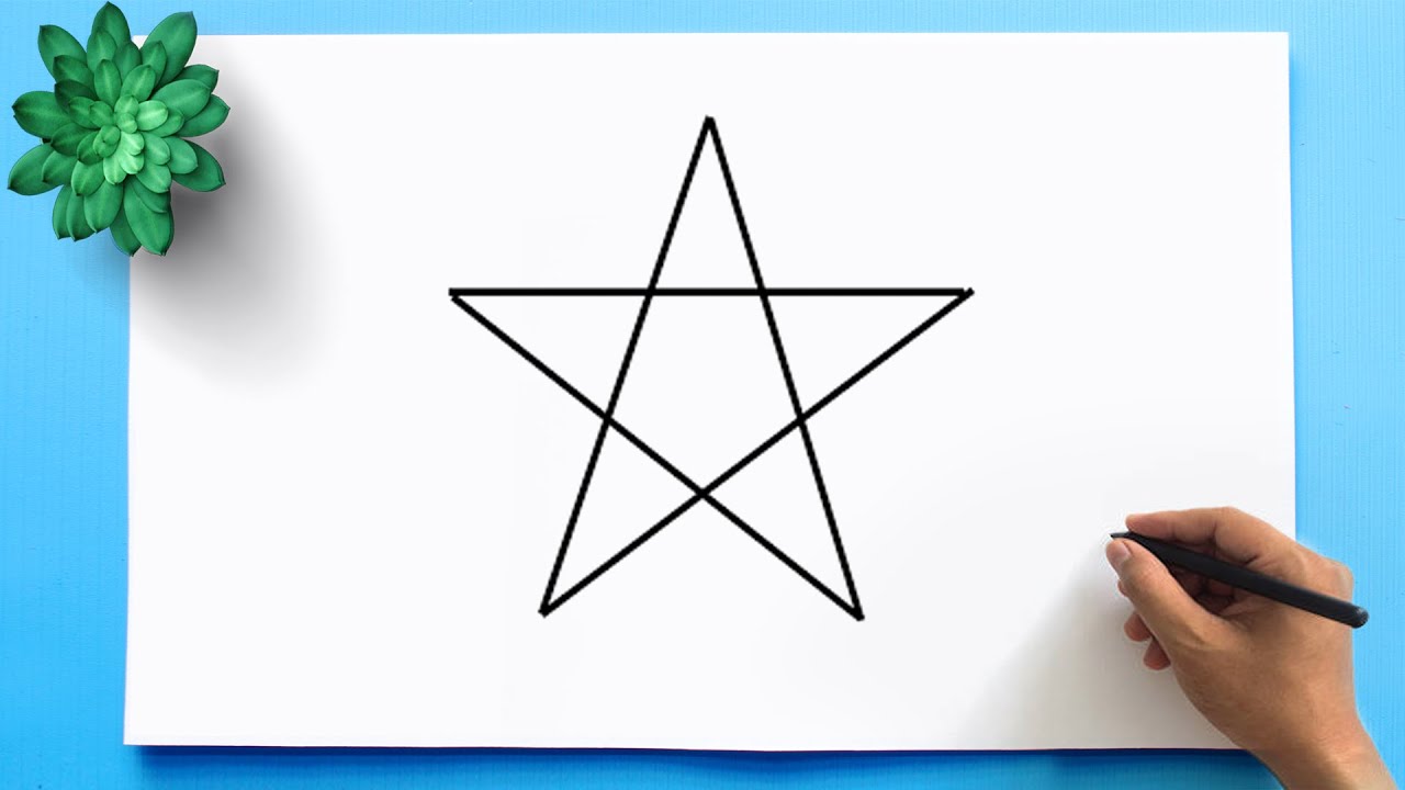 Star Drawing from A #short