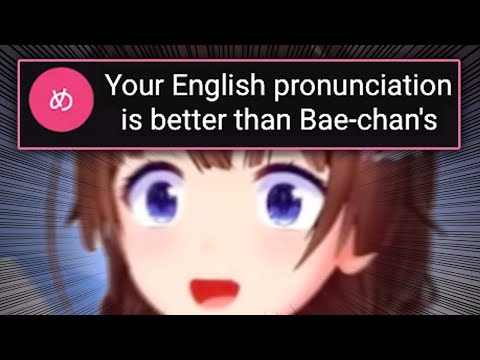 Sora Notices Comment About Bae's English Pronunciation After She Speaks Cute English【Hololive】