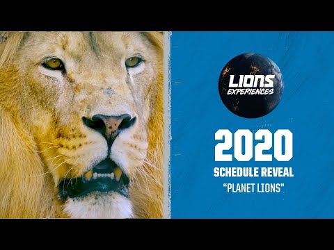 2020 Detroit Lions Schedule Reveal | Planet Lions