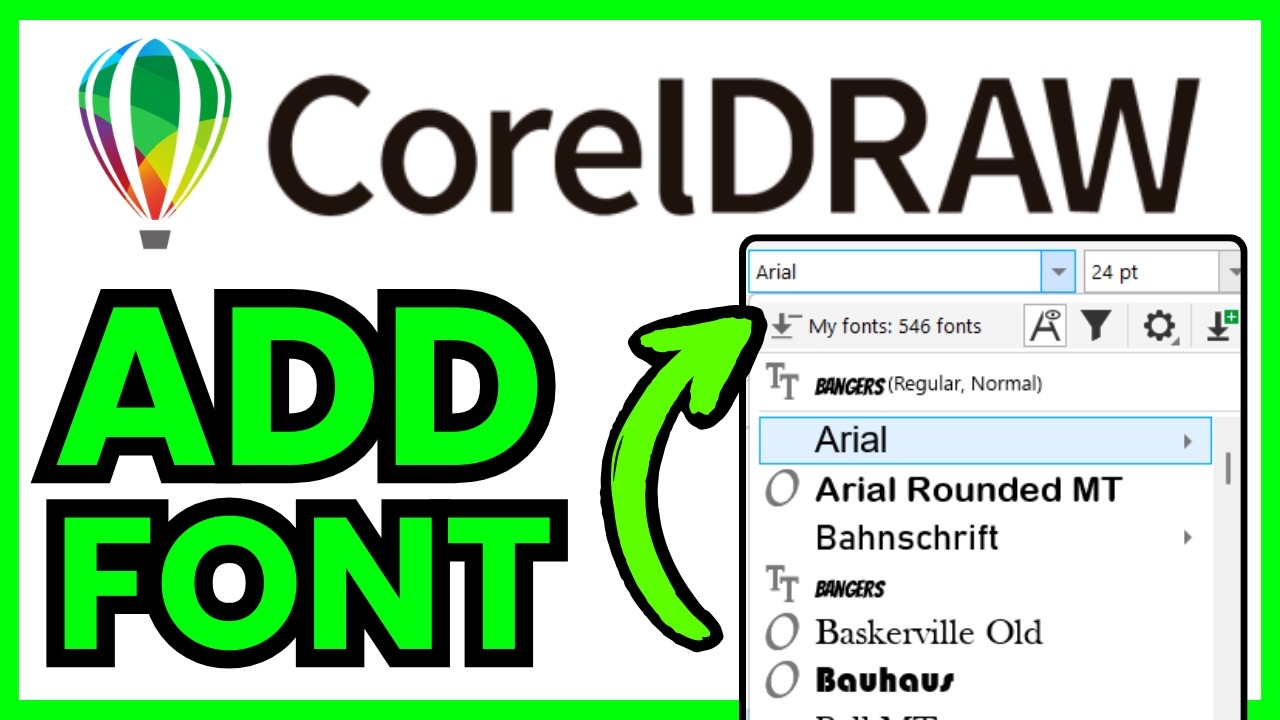 How To ADD FONT In CorelDRAW (QUICK & EASY) 2026