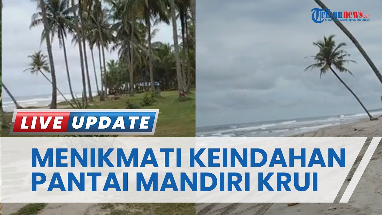 Menikmati Keindahan Pantai Mandiri Lampung, Wisatawan Bebas ...