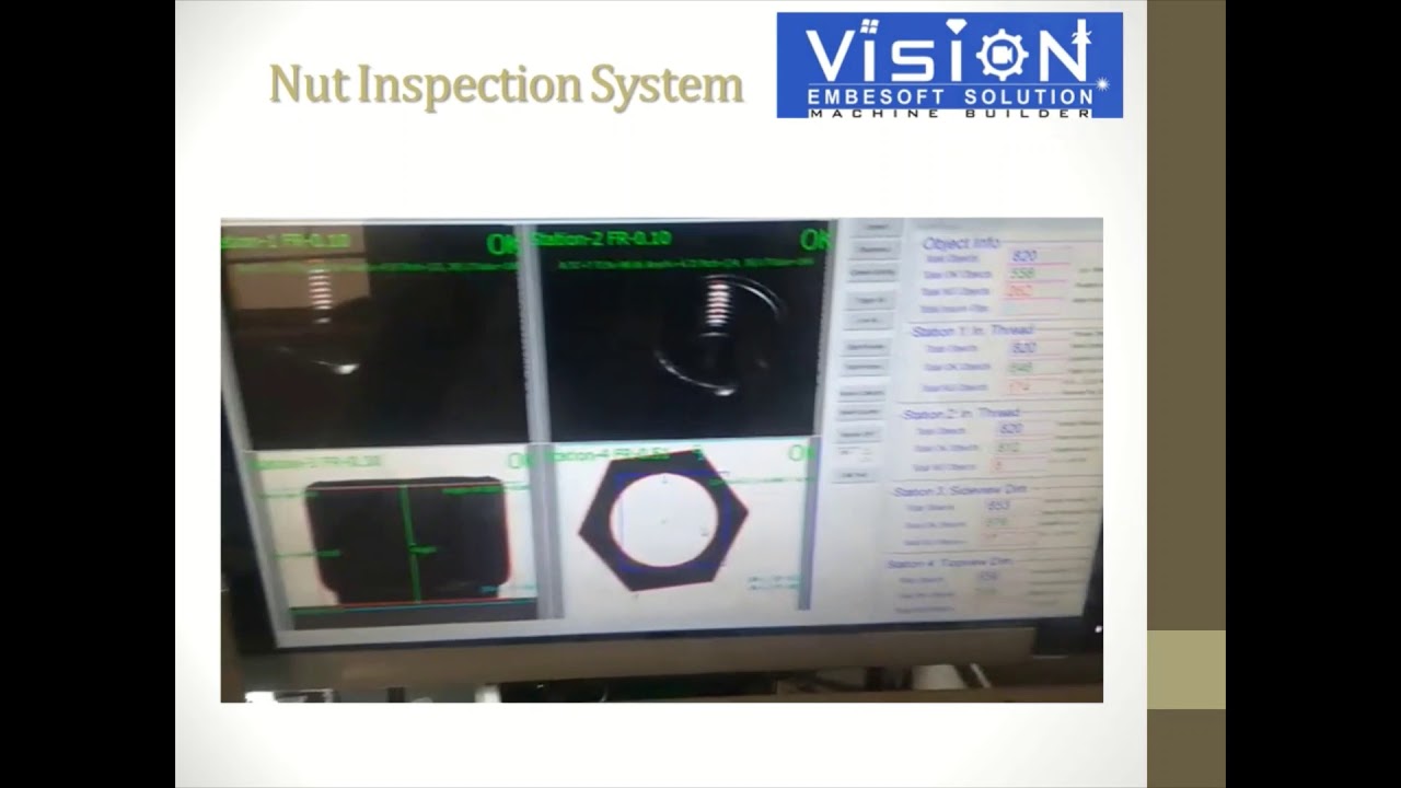 Nut Inspection Sorting System