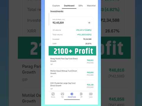 Mutual Fund Portfolio Review: Insights from My Financial Journey #shorts #nifty #trading #investing
