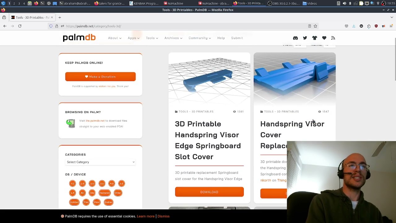 PalmDB is more than just a database of Palm OS applications