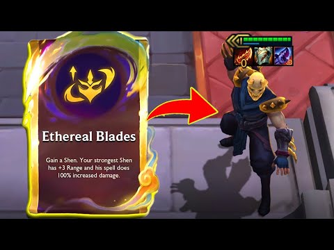 *NEW ARTIFACT* Fishbones Shen 3 Star ⭐⭐⭐ Carry with Hero Augment? | TFT Set 11
