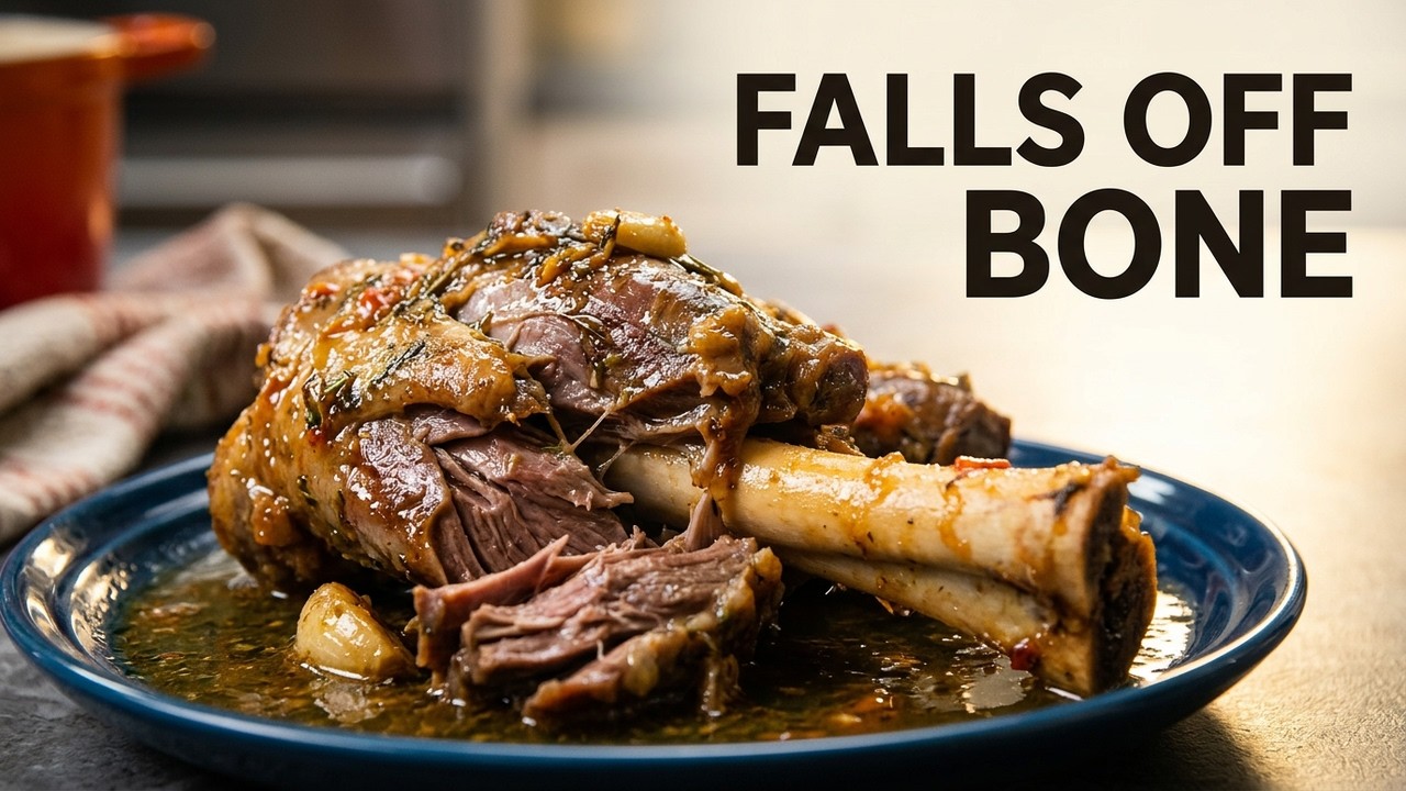 Braised Lamb Shanks That Fall Off the Bone