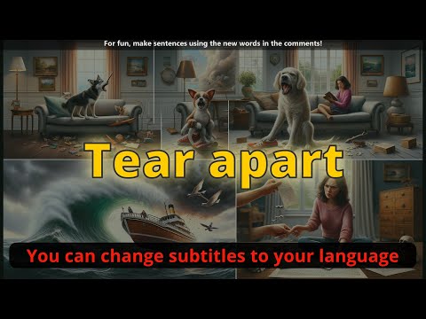 Tear apart meaning with 5 examples