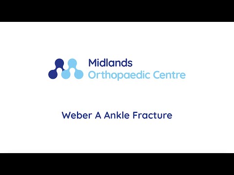 Weber A Ankle Fracture - Virtual Fracture Clinic