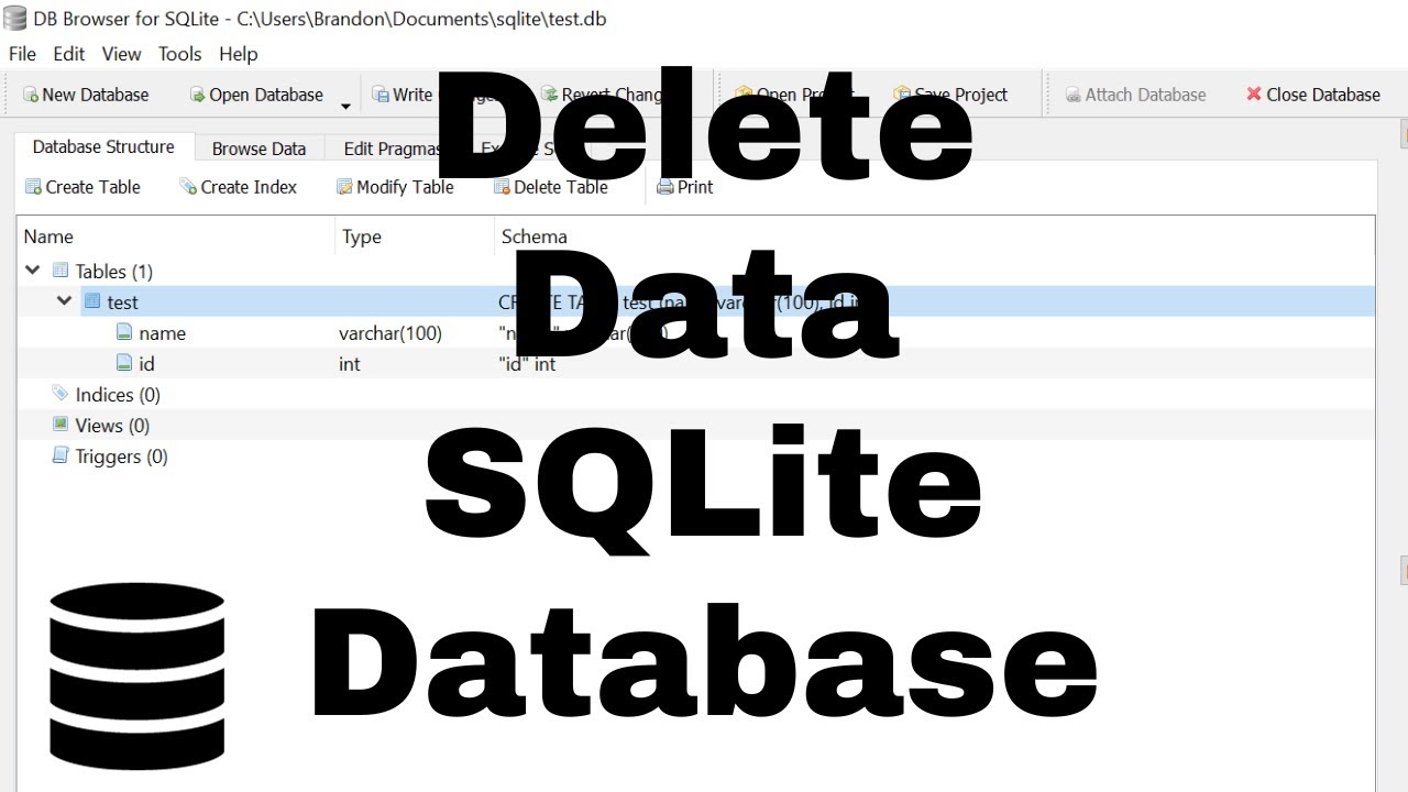 Delete Statements in SQLite - SQLite Tutorial - How to Delete Data
