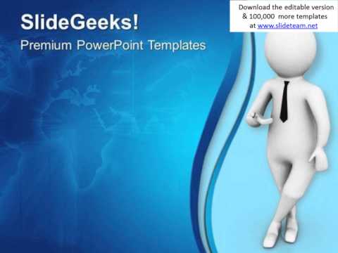 be a successful business man powerpoint templates ppt backgrounds for slides 0613