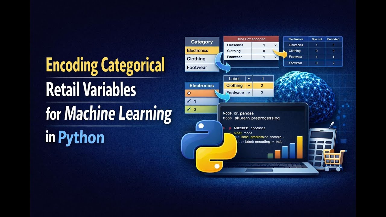 Encoding Categorical Retail Variables for Machine Learning in Python