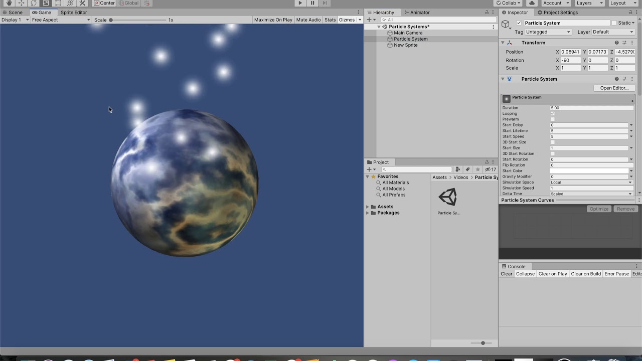 Particle Systems in Unity, Part 1 (Introduction)