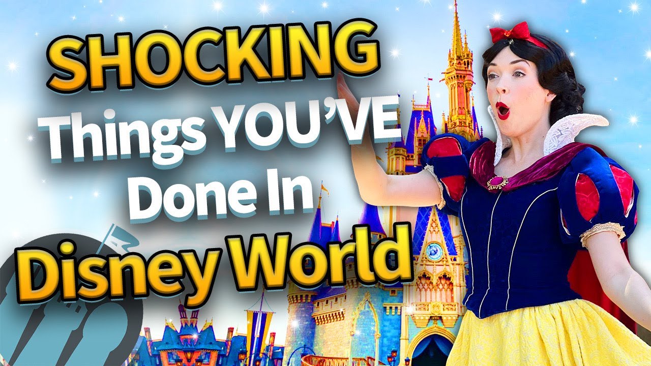 MyDisneyFix | The Most Shocking Things YOU'VE Done In Disney World ...