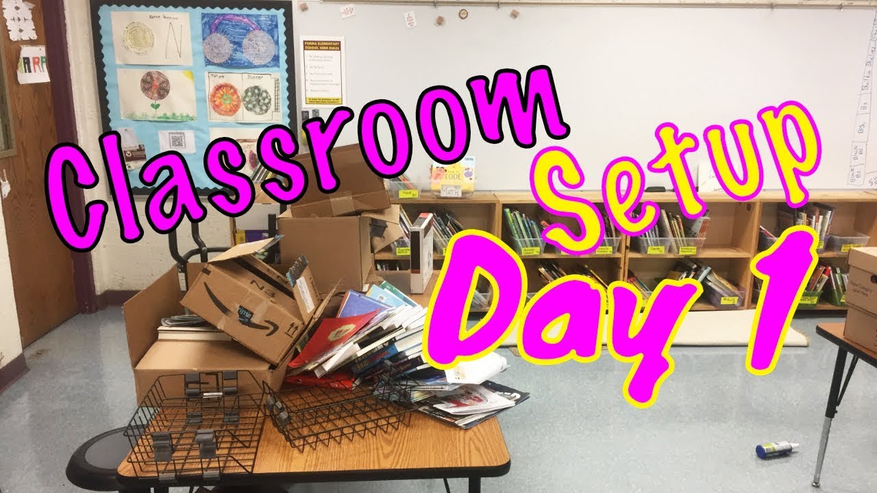 Fifth Grade Classroom Setup: Day 1