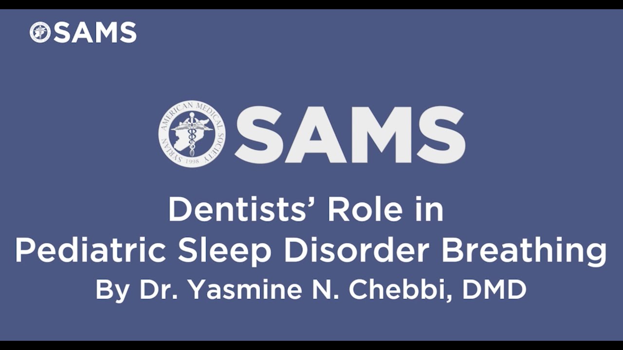 Dentists' Role in Pediatric Sleep Disordered Breathing