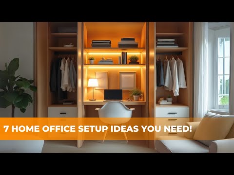Stylish Home Office Setup Ideas That Actually Work (Even in Small Space) #interiordesign #homeoffice