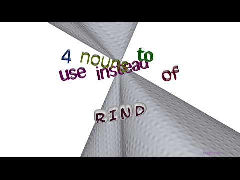 rind - 6 nouns synonym of rind (sentence examples)