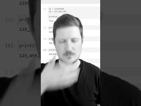 Python INTEGER Trick (EASY Life) !! #shorts #python #integers #pythonprogramming #programming