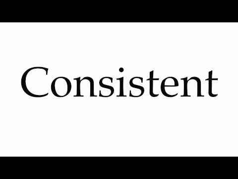 How to Pronounce Consistent