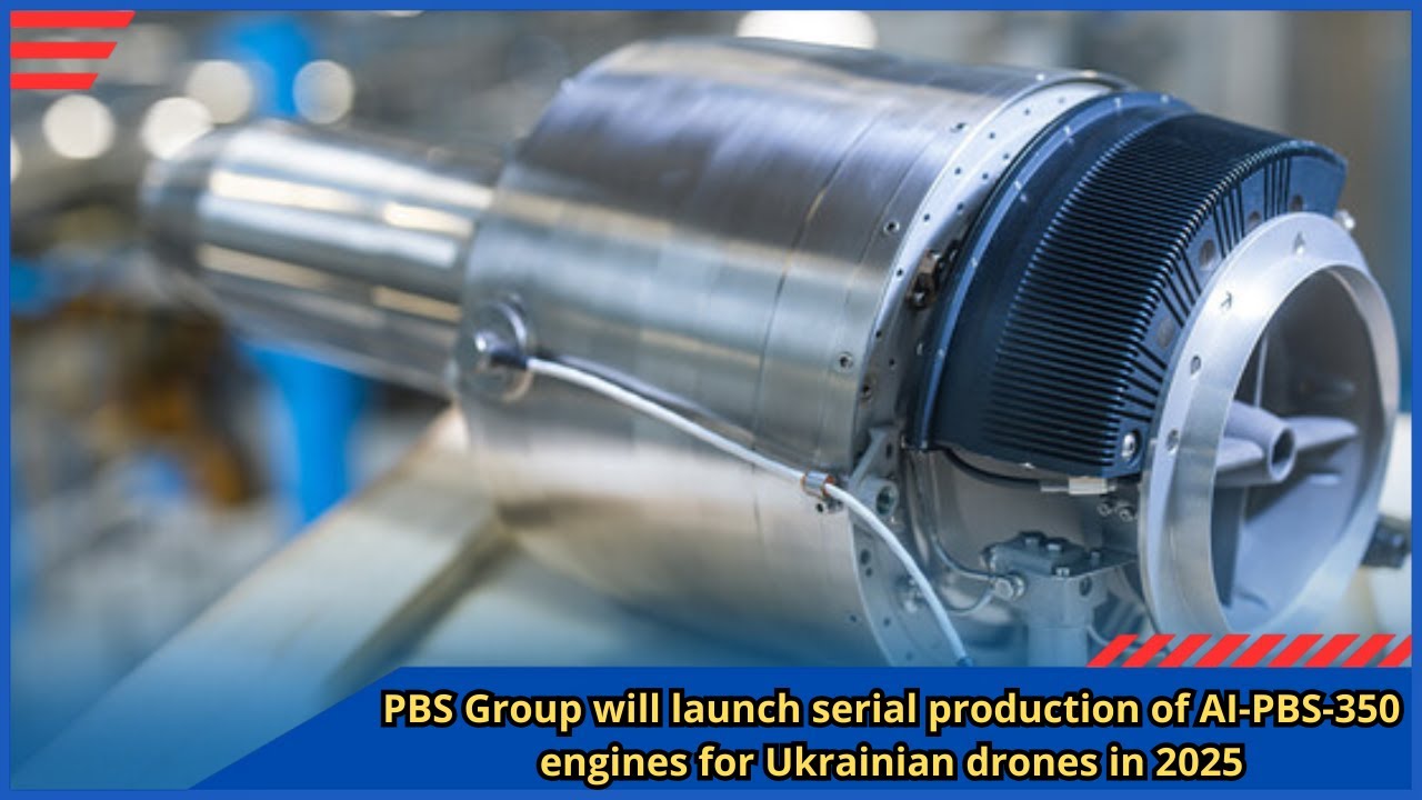 PBS Group will launch serial production of AI PBS 350 engines for Ukrainian drones in 2025