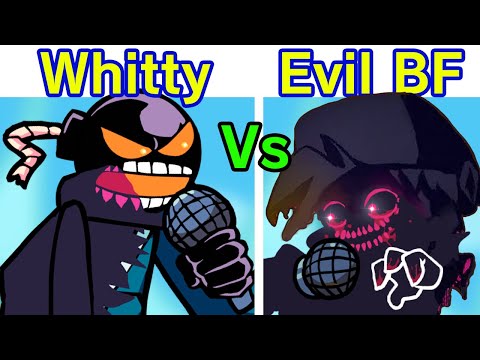 Friday Night Funkin' Corrupted Whitty VS Evil Boyfriend (The Chase Remastered) (FNF Mod) Ballistic