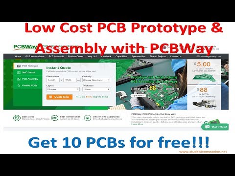Low Cost PCB Prototype and Assembly with PCBWay