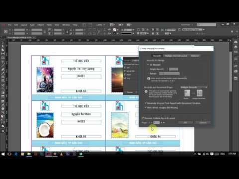 [TUT] Data Merge (hay mail merge) trong Indesign | Diễn đàn Designer ...