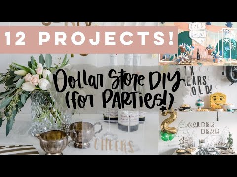 DIY Dollar Store Party Decorations | Dollar Store DIY Challenge