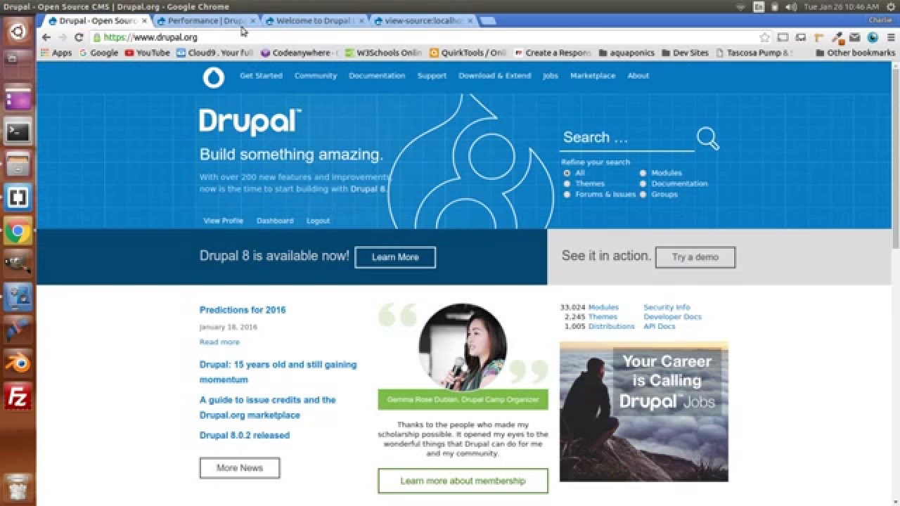 Drupal 8 Install & Local Host Development Setup