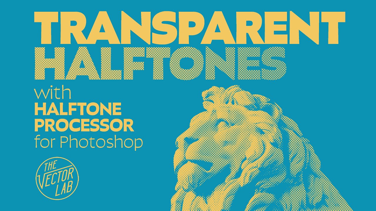 Transparent Halftones in Photoshop