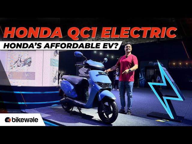 2024 Honda QC1 Electric Scooter Walkaround | The Affordable Activa e: | BikeWale - BikeWale