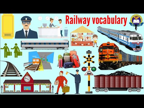 Railway Vocabulary | Railway Related Words | Easy English Learning Process