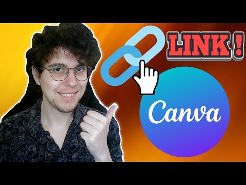 How To Add Clickable Links To Canva (Hyperlinks)