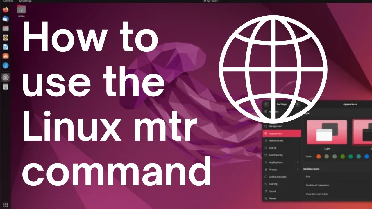 How to use the Linux mtr command