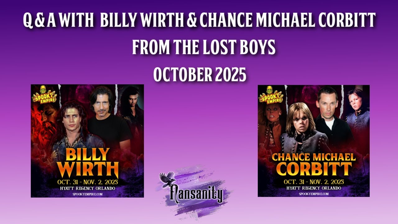 Q & A with Billy Wirth & Chance Michael Corbitt of The Lost Boys - Spooky Empire October 2025
