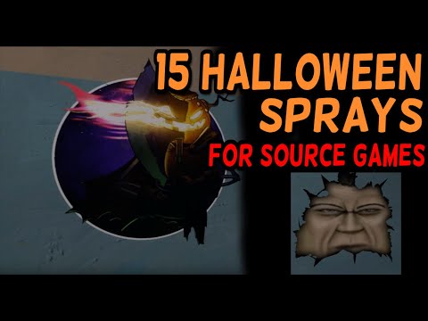 Steam Community :: Video :: 15 Halloween Themed Sprays - For Source ...