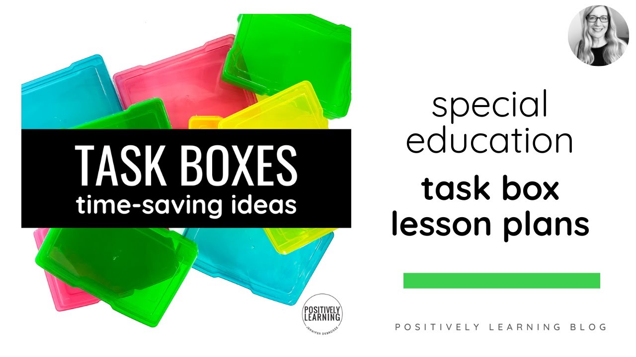 Task Box Lesson Plan Ideas for Special Educators