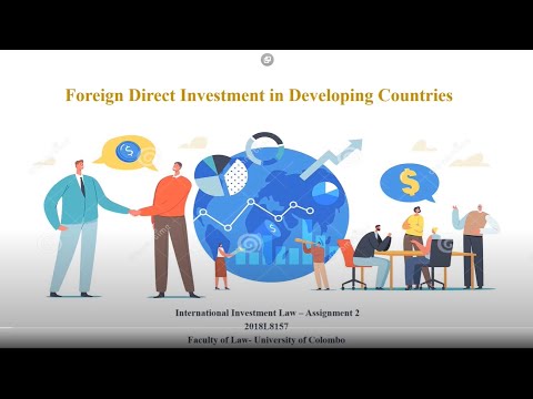 Foreign Direct Investment in Developing Countries