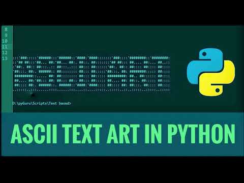 How To Convert Text To ASCII Art By Python Pyfiglet Library