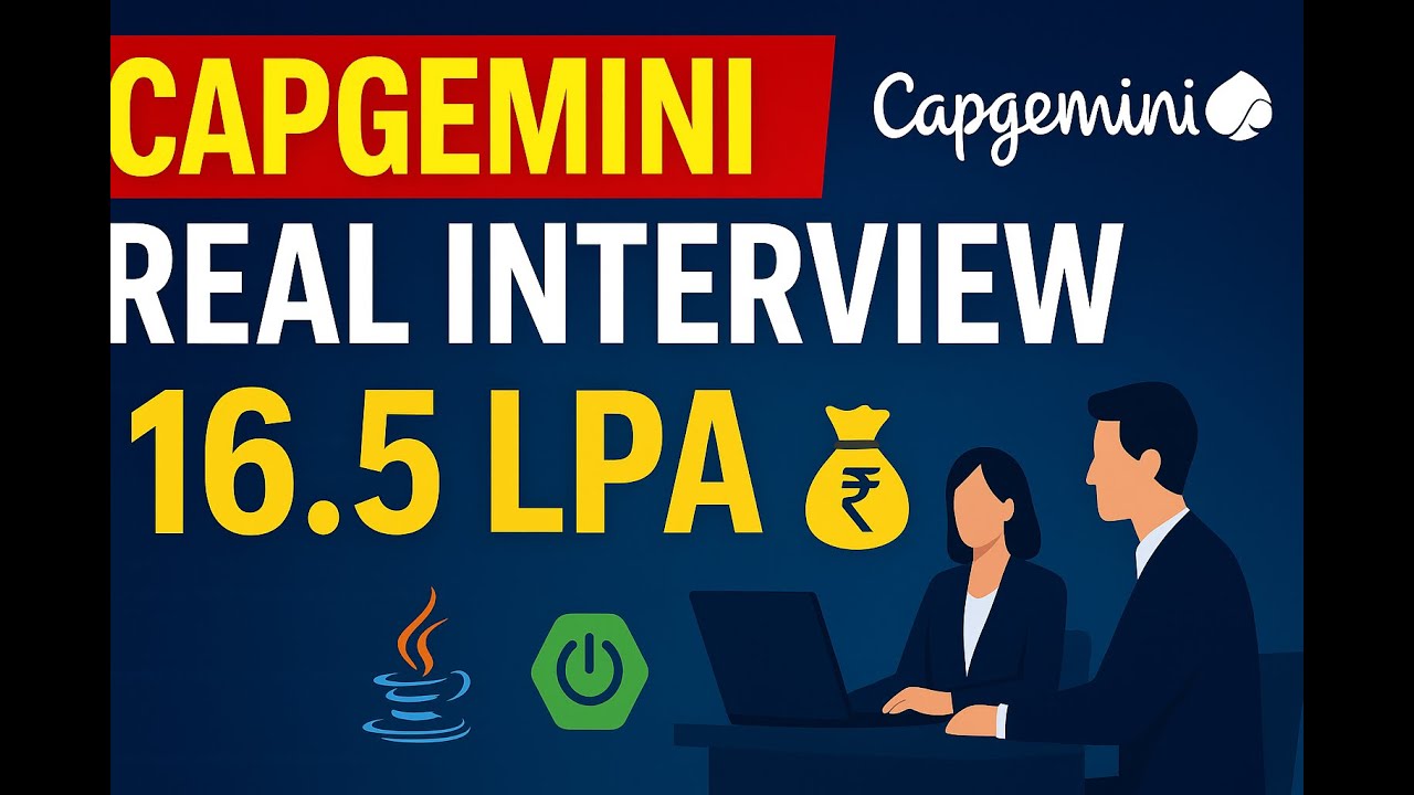 Capgemini Java Developer Interview | 3–7 Years Experience | Spring Boot | Microservices | SQL