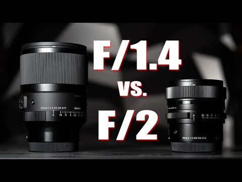 Sigma 50mm f/2 vs f/1.4 Art (314965, 314969)