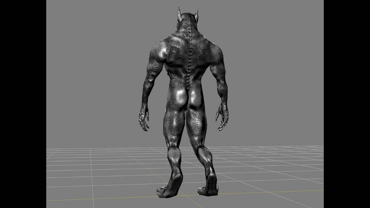 Another werewolf Lowpoly 3dmodel